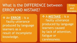 Error Analysis | PPTX