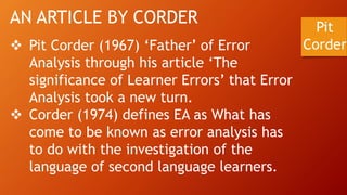 Error Analysis | PPTX