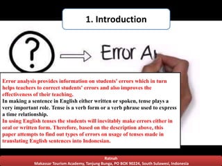 Error analysis | PPT
