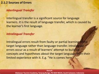 Error analysis | PPT