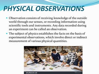 Physical measurement and error analysis | PPTX