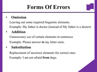 Error Analysis | PPTX