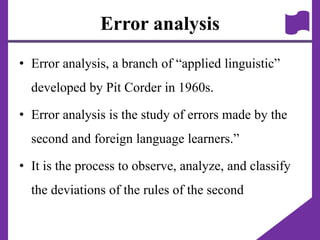 Error Analysis | PPTX