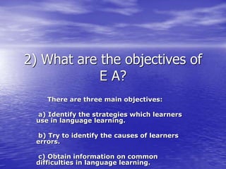 ERROR ANALYSIS.ppt | Education