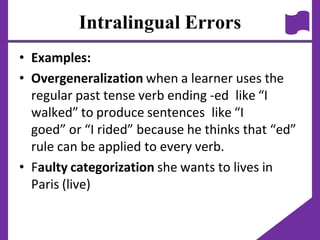 Error Analysis with Examples and Details | PPTX
