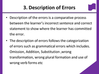 Error Analysis with Examples and Details | PPTX