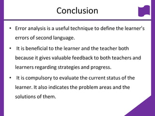 Error Analysis with Examples and Details | PPTX