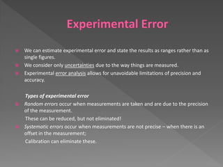 error analysis - how to do error analysis | PDF