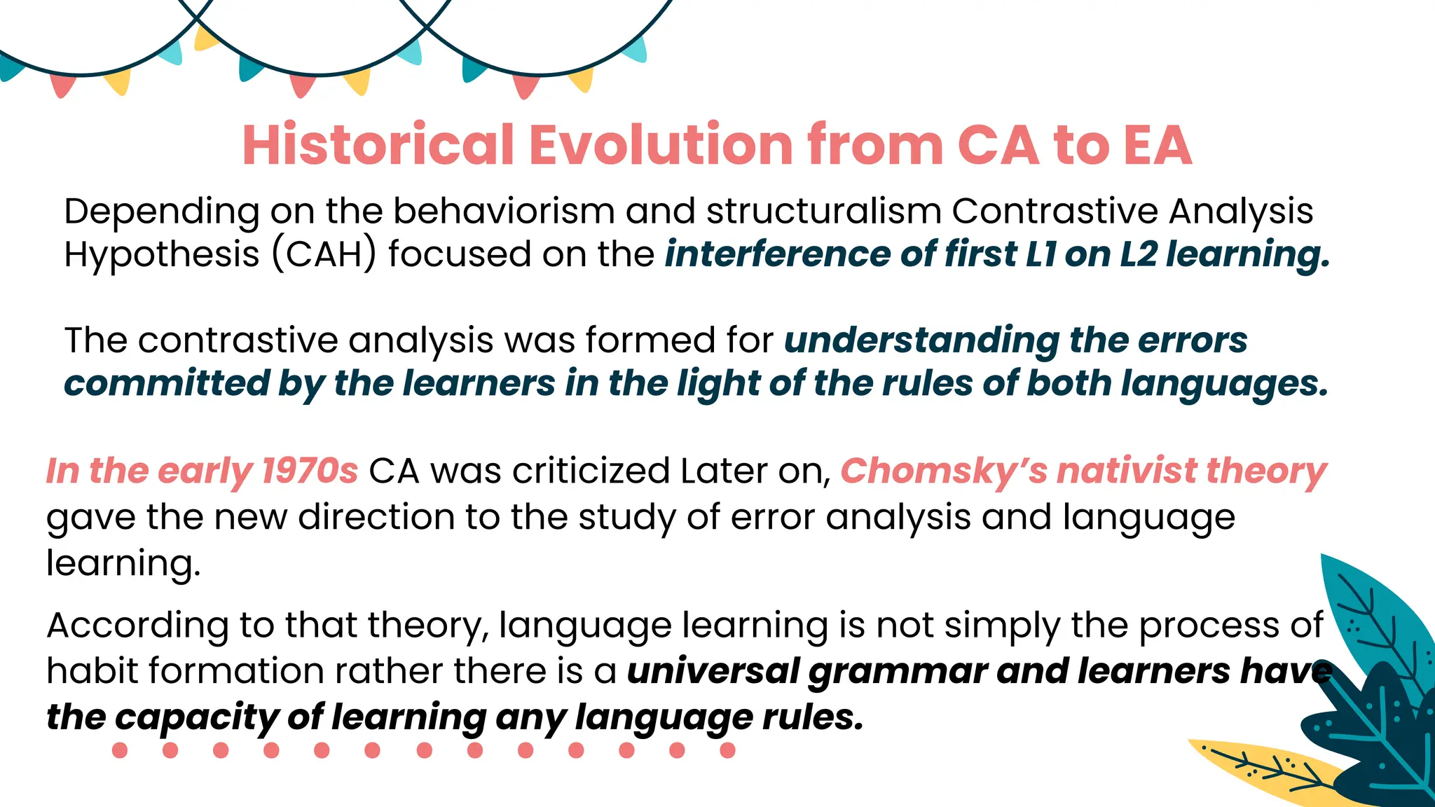 Error Analysis in English Language - SLA & Linguistics | PDF