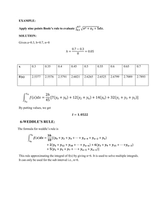 Error analysis in numerical integration | PDF