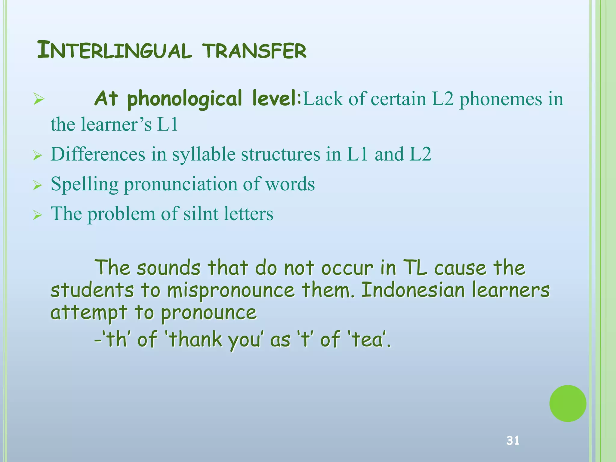 Error analysis lecture | PPTX