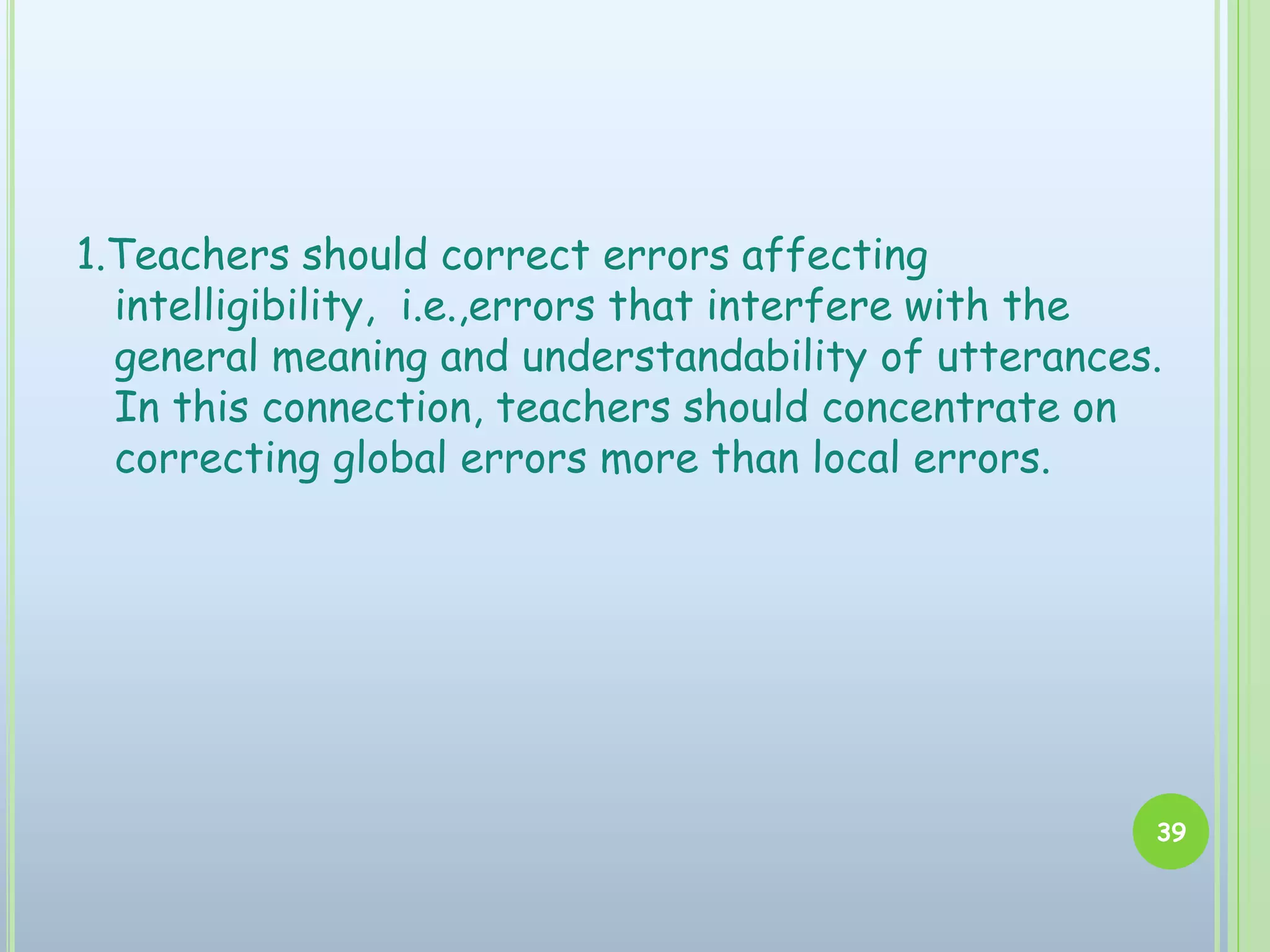 Error Analysis Lecture Pptx Educational Assessment Education