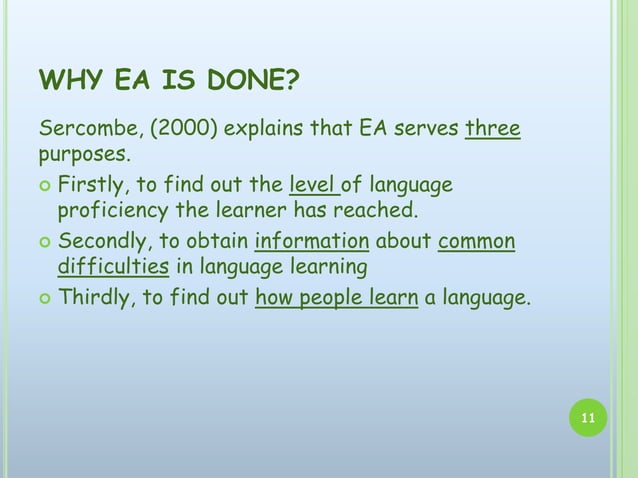 Error analysis lecture | PPTX | Educational Assessment | Education