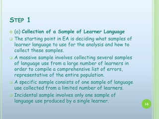 Error analysis lecture | PPT