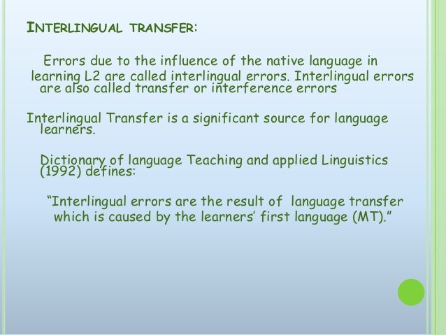 SOLUTION: Definition of error error an error according to - Studypool