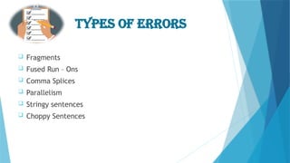 Error Analysis on Sentence Structure.pptx