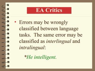 Error analysis presentation | PPT