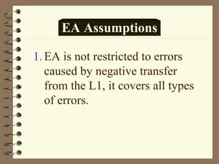 Error analysis presentation | PPT