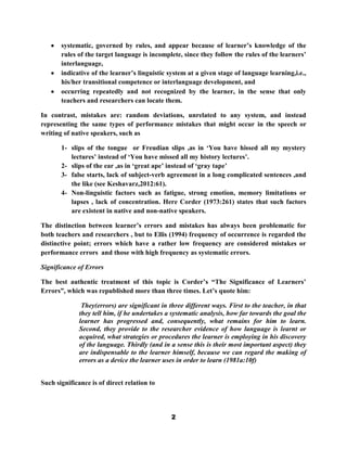 Error analysis revised | PDF
