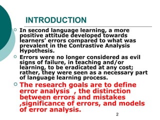 Error analysis | PPT