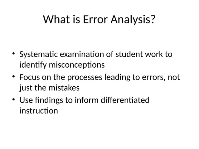 error_analysis_workshop) download .pptx. | PPTX