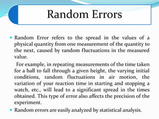Error analytical | PPTX