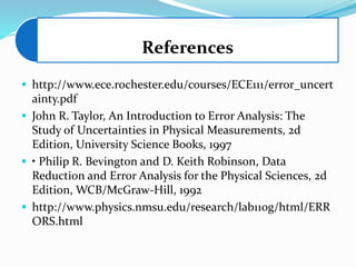 Error analytical | PPTX