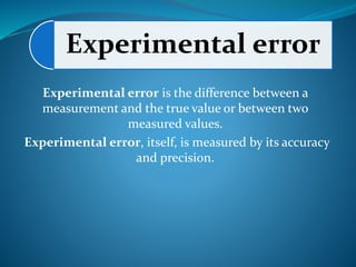 Error analytical | PPTX