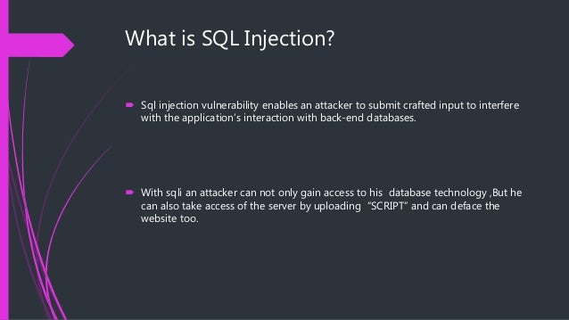 Error Based Sql Injection