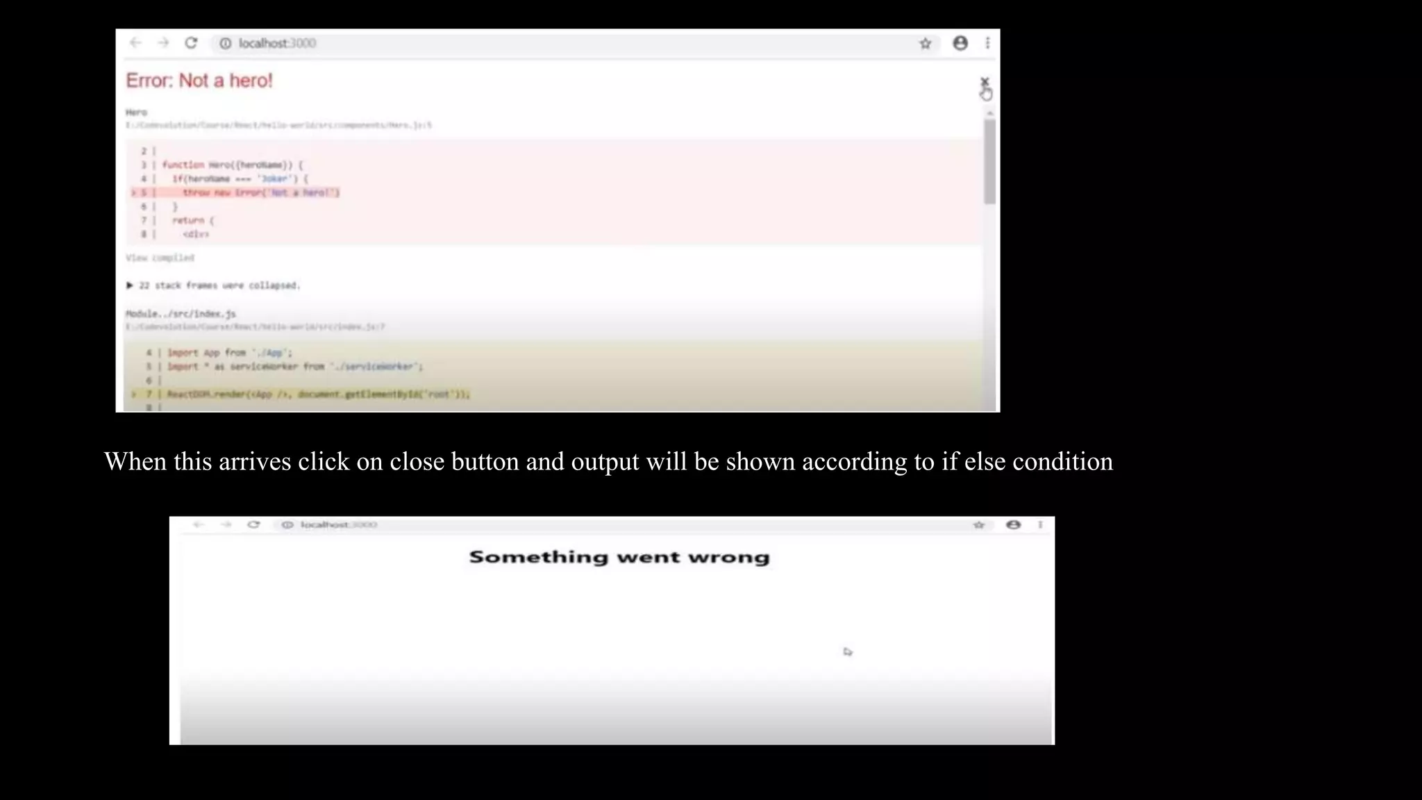 Error boundaries | PPTX