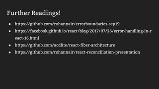 componentDidCatch and Error Boundaries in React v16+ | PPT