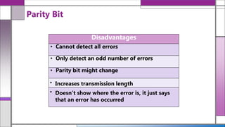 Error Checking and Correction (Parity Bit, Majority Voting, Check Digit ...