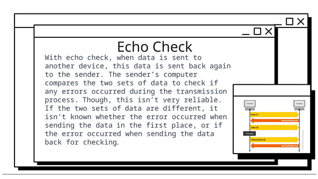 Error Checking Methods Class 8 Computer science | PPT