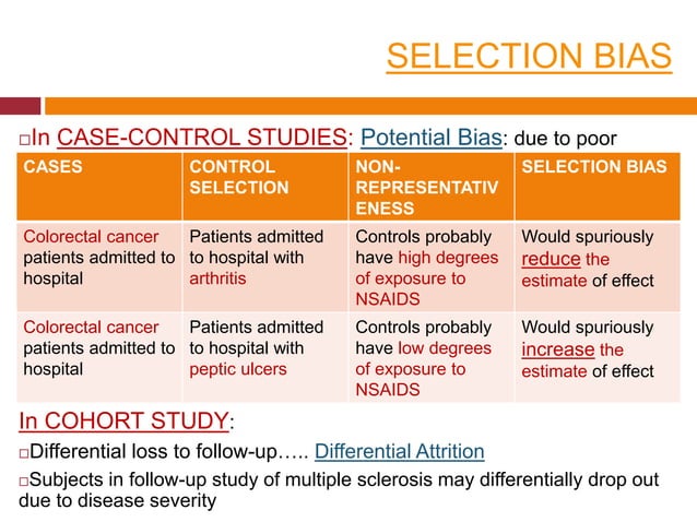 Error, confounding and bias | PPTX