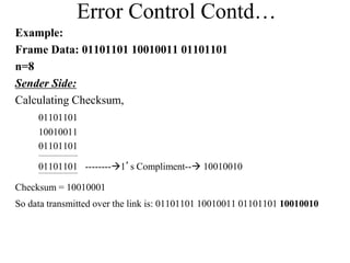 Error control | PPSX