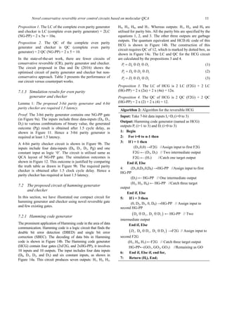 Novel conservative reversible error control circuits based on molecular QCA | PDF