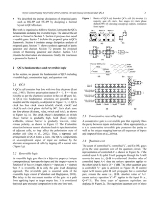 Novel conservative reversible error control circuits based on molecular QCA | PDF