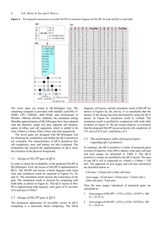 Novel conservative reversible error control circuits based on molecular QCA | PDF