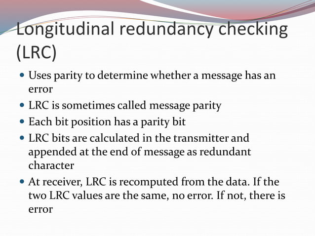 Error control coding | PPT