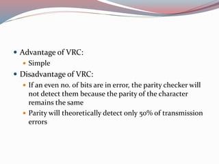 Error control coding | PPT
