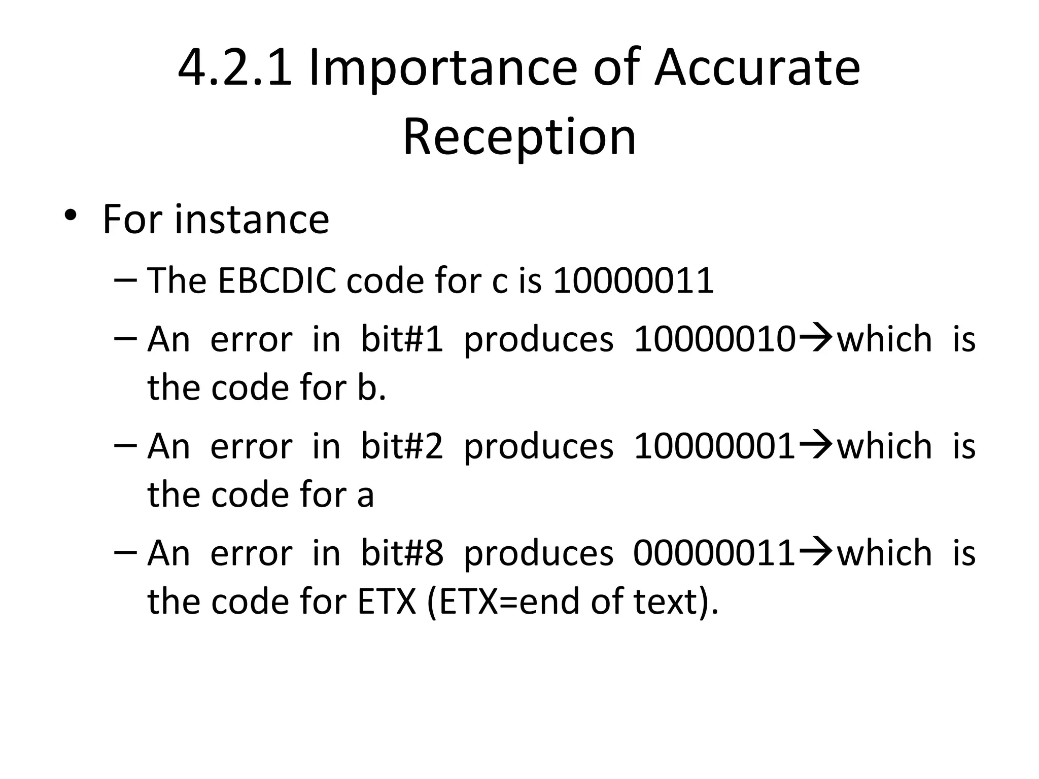 Error control, parity check, check sum, vrc | PPT