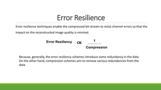 Error control techniques for video communications | PPTX | Computer Networking | Computing