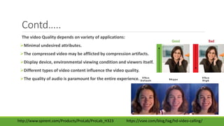 Error control techniques for video communications | PPTX | Computer Networking | Computing
