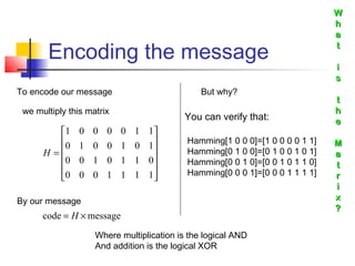Error correcting codes | PPT | Programming Languages | Computing