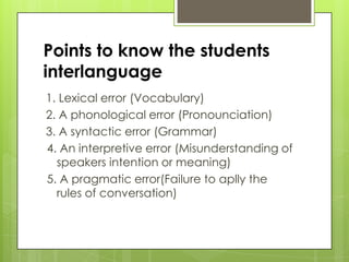 Error correction | PPT