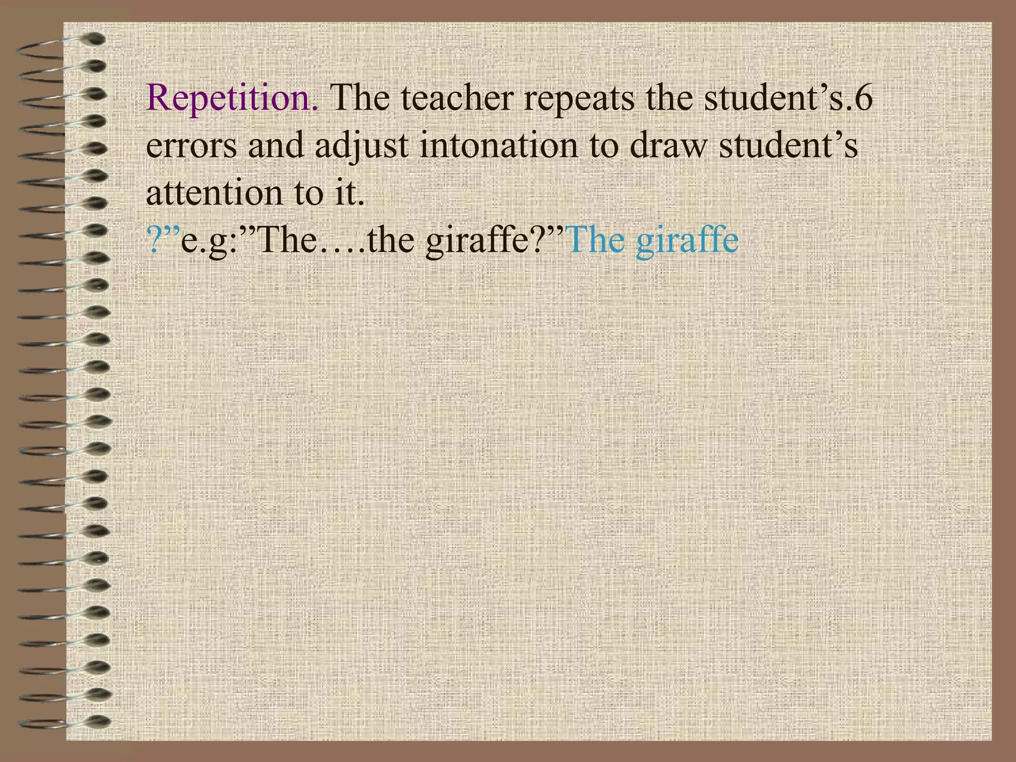 Error correction | PPT