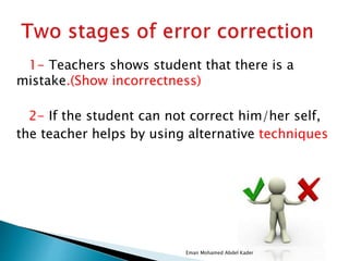 Error correction