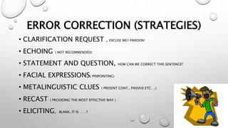 Error correction | PPTX