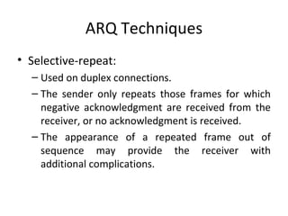 Error correction, ARQ, FEC | PPT