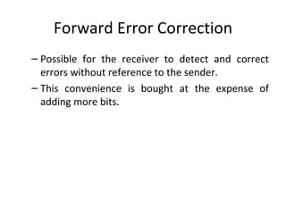 Error correction, ARQ, FEC | PPT